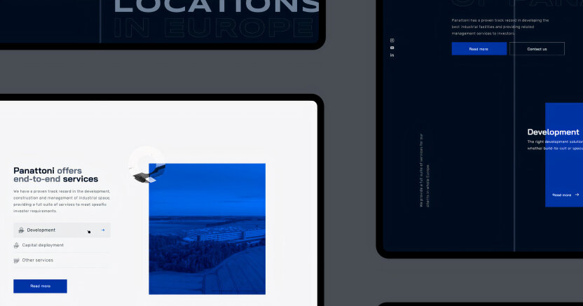 Panattoni - constructing a whole new website | Flying Bisons